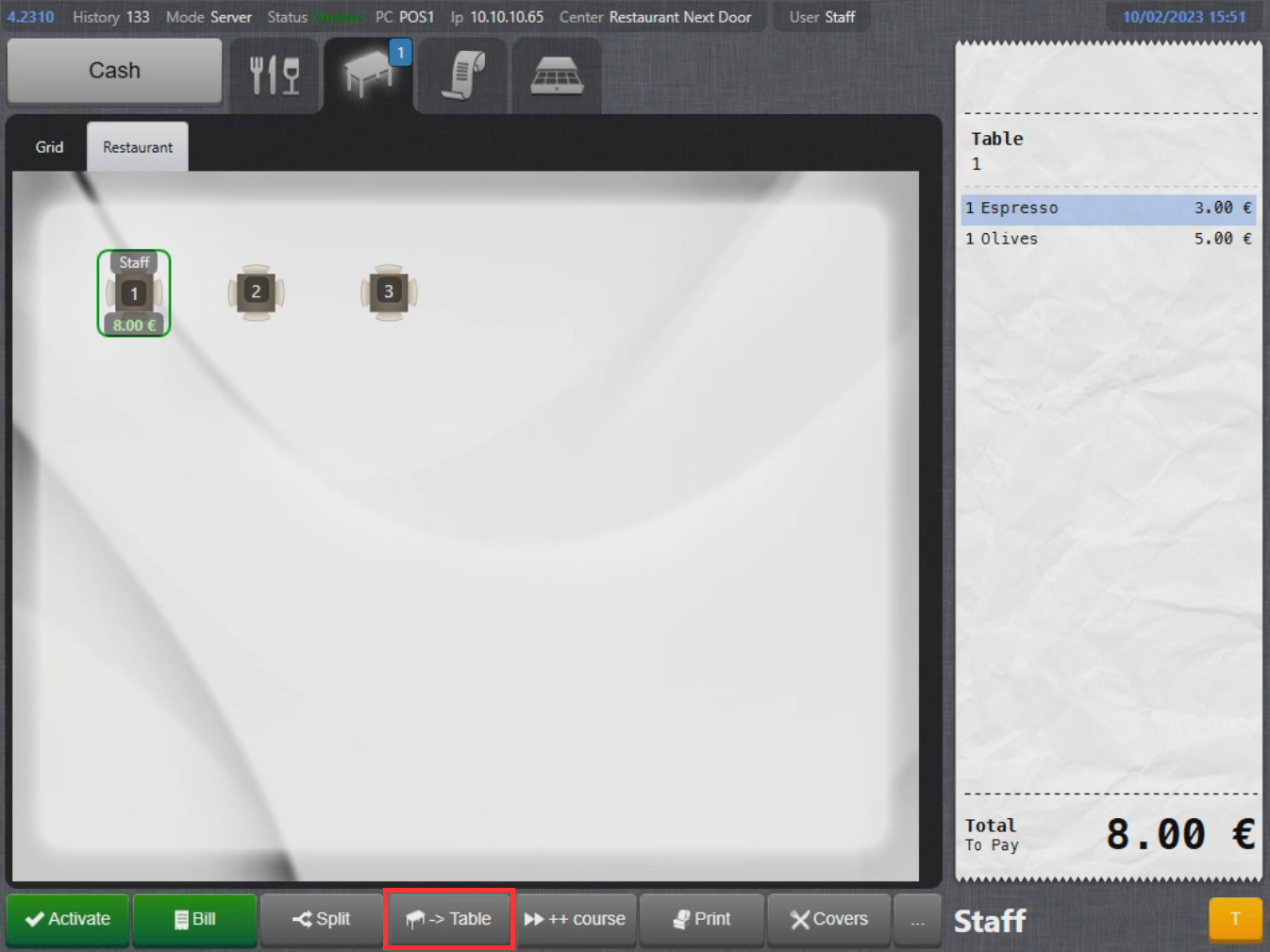 Moving and splitting products between tables – Help Center