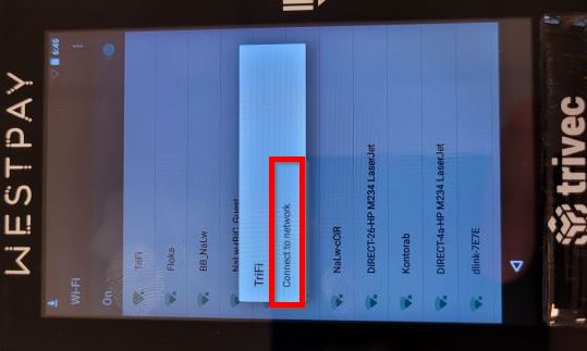 Setting up WestPay C100+ device – Help Center