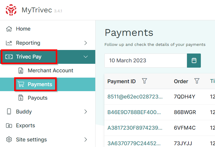 Adyen sales reports – Help Center