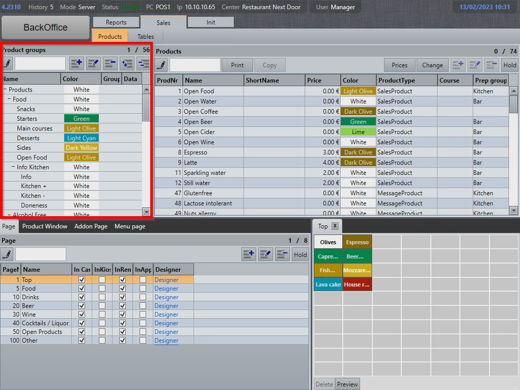 Gestion des produits dans le Backoffice – Centre d'aide